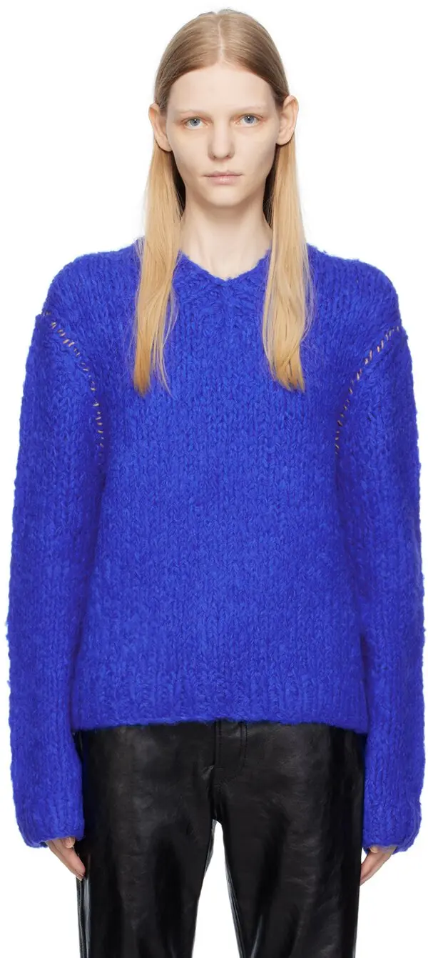 トップス Acne Studios Mixed Ribbed Sweater Acne Studios Mixed Ribbed Sweater